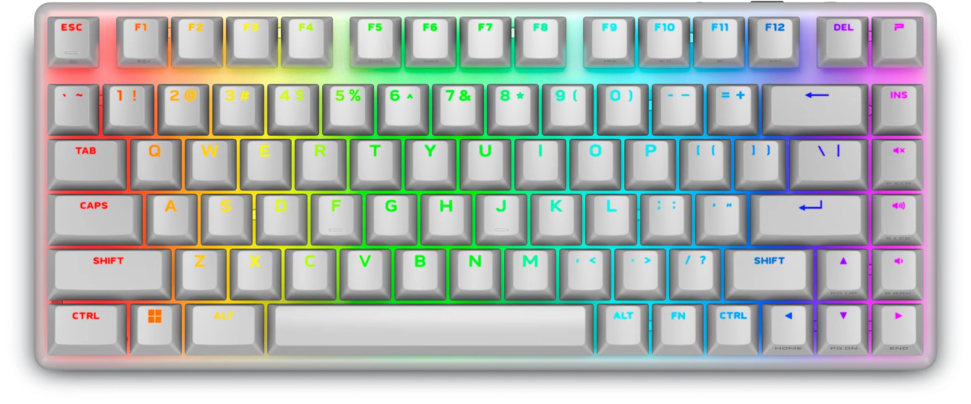 Alienware Pro Wireless Gaming Keyboard - Lunar Light - Klaviaturalar