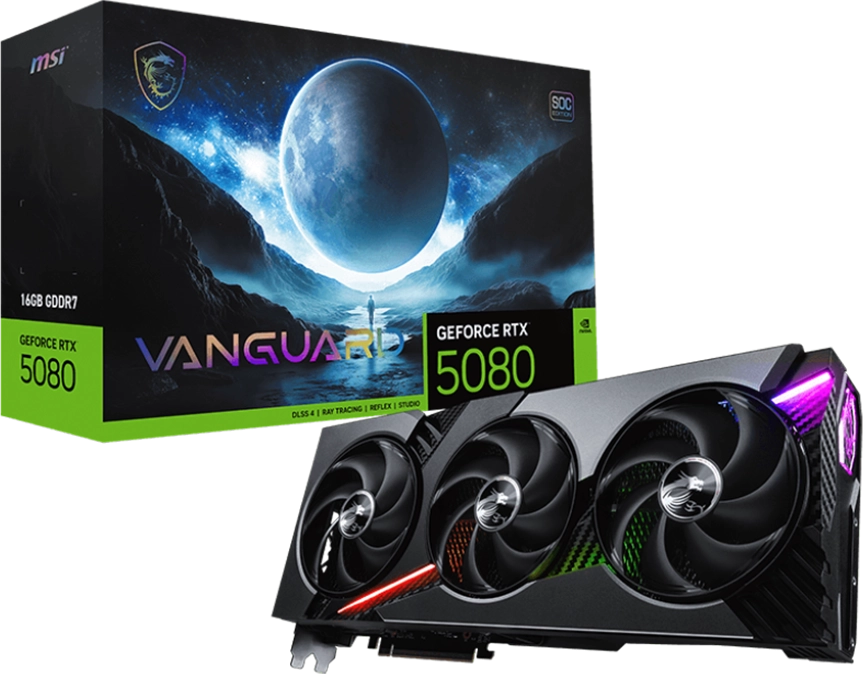 MSI GeForce RTX™ 5080 16G VANGUARD SOC - Graphics card